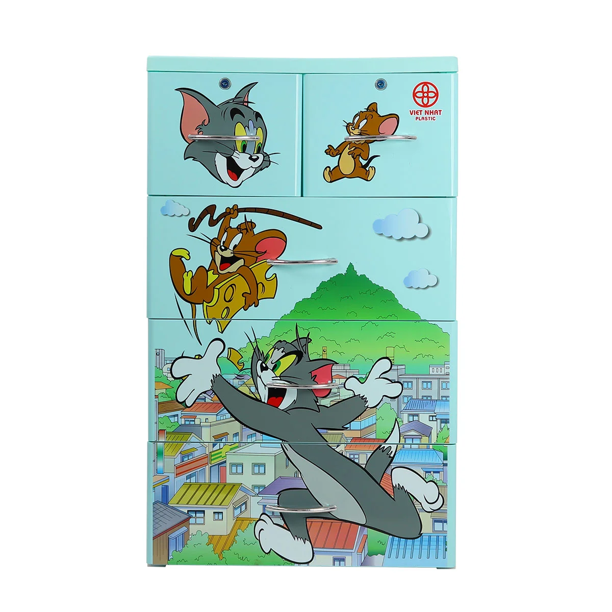 Tủ lucky 4T – Tom – Jerry – Nhựa Việt Nhật Plastic - Nhựa Việt Nhật Plastic