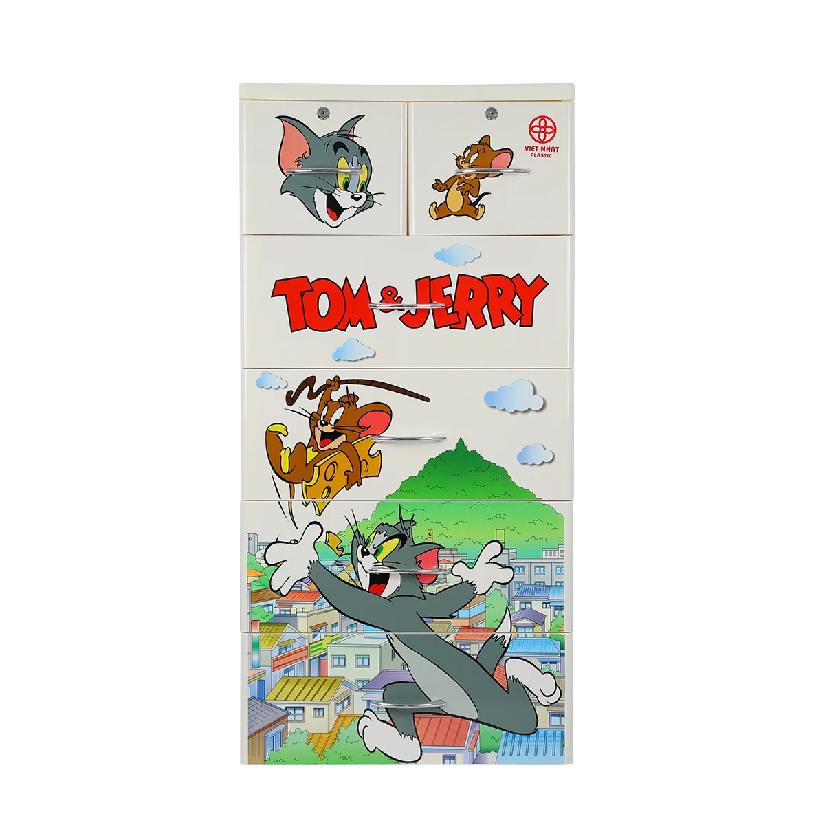 Tủ lucky 5T – Tom & Jerry – Nhựa Việt Nhật Plastic - Nhựa Việt Nhật Plastic